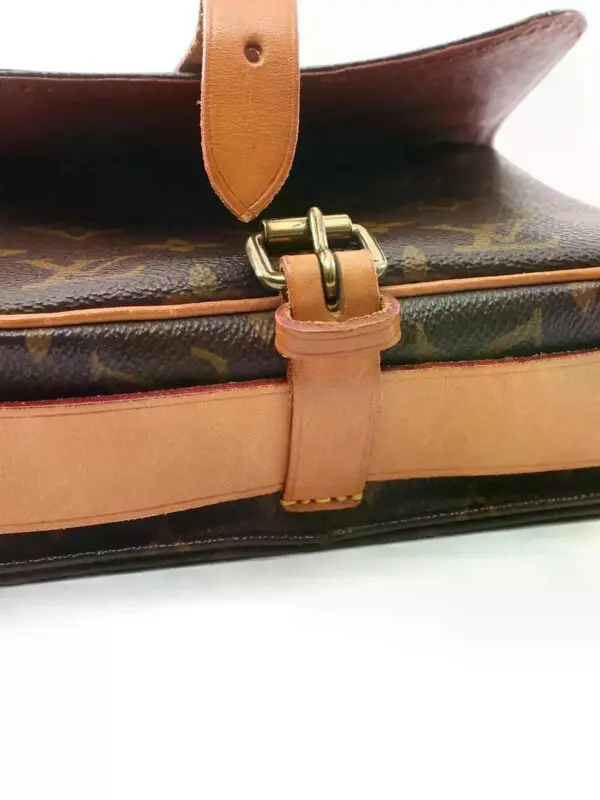 LOUIS VUITTON Monogram Cartouchiere Pm Shoulder Bag - Brown