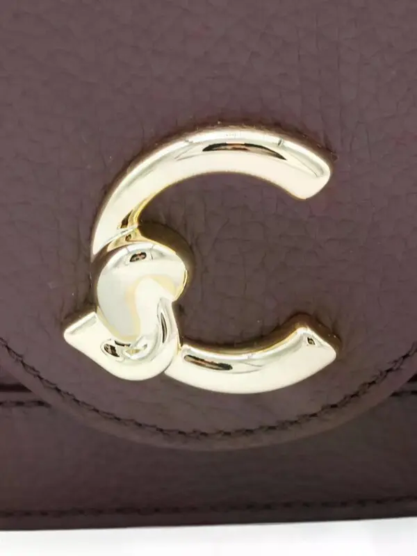 COCCINELLE Logo-plaque Leather Shoulder Bag