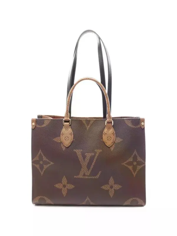 LOUIS VUITTON 2010s Onthego Mm Monogram Handbag - Brown