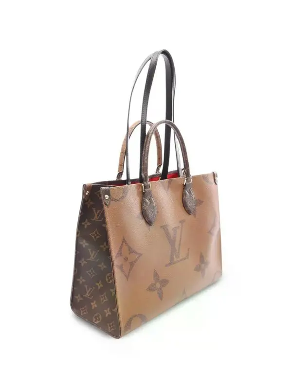 LOUIS VUITTON 2010s Onthego Mm Monogram Handbag - Brown