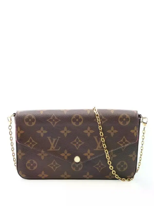 LOUIS VUITTON 2020 Monogram Felicie Shoulder Bag - Brown