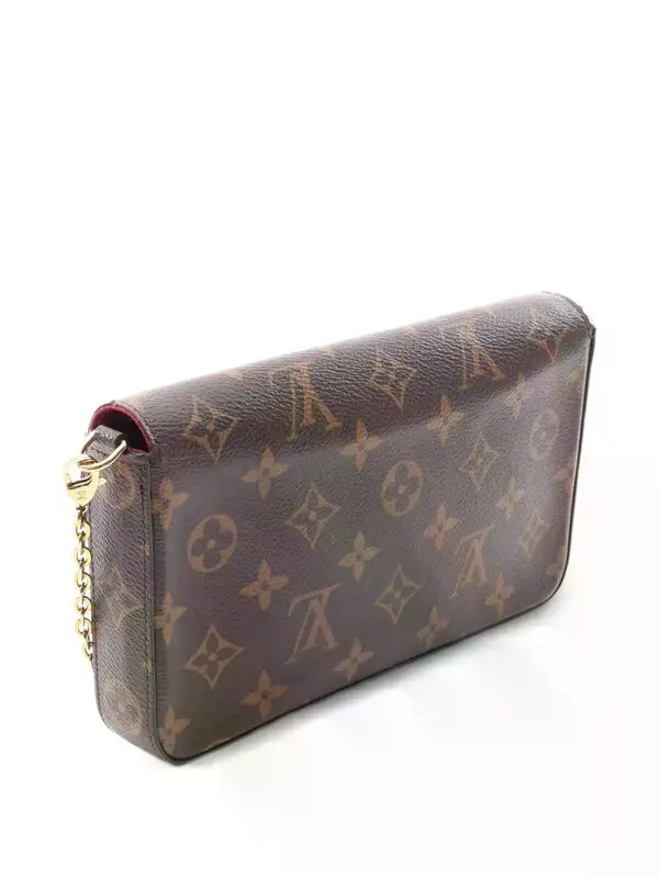 LOUIS VUITTON Monogram Felicie Shoulder Bag - Brown