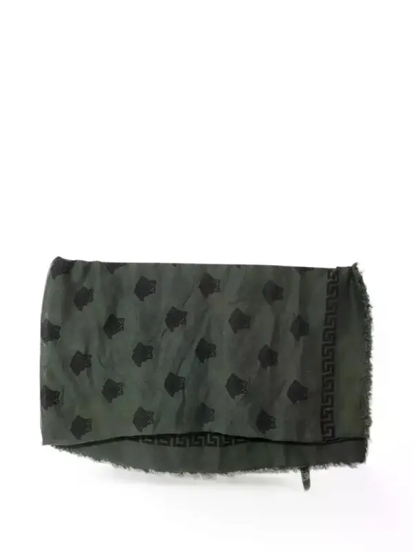Versace Medusa Meander Scarf - Grey