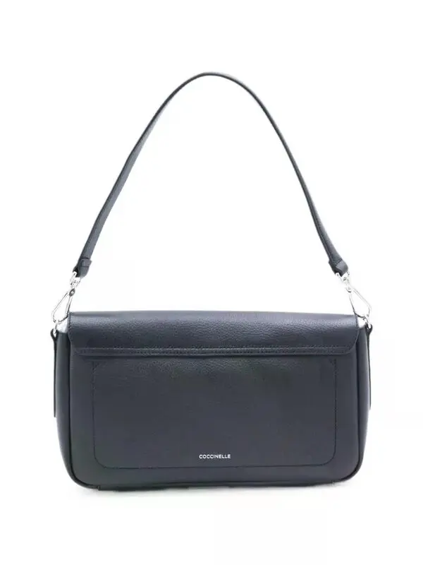 COCCINELLE Pebbled-leather Shoulder Bag - Black