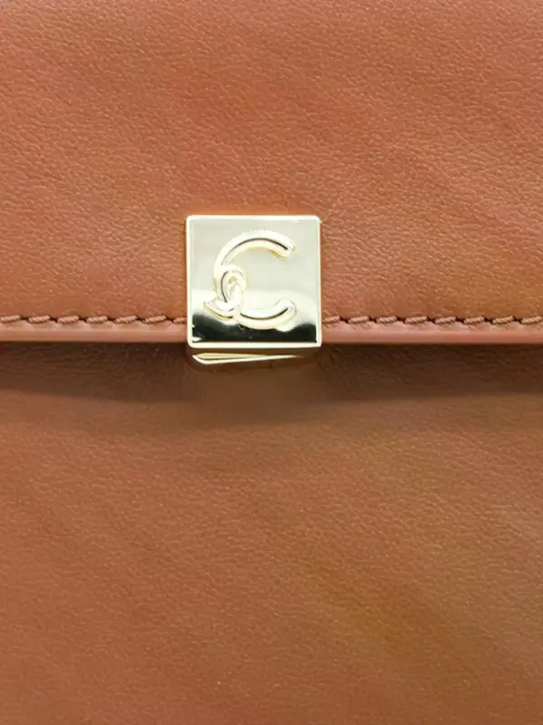 COCCINELLE Suede-panelled Leather Shoulder Bag - Brown