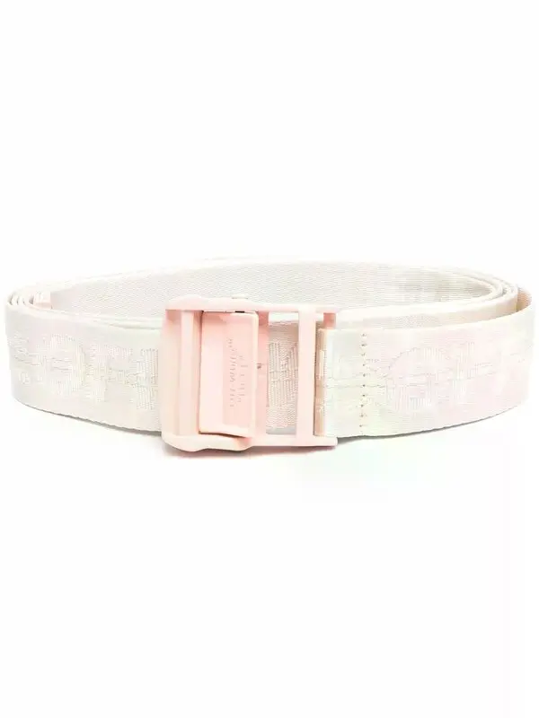 Off-White Industrial Logo Belt - White