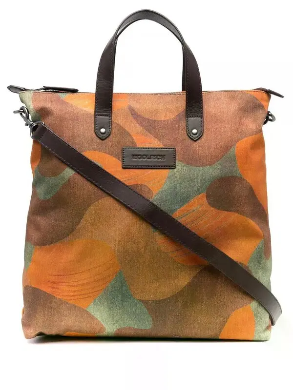 Woolrich Camouflage-print Tote Bag - Orange