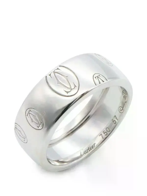 Cartier 2010s Happy Birthday Ring - Silver