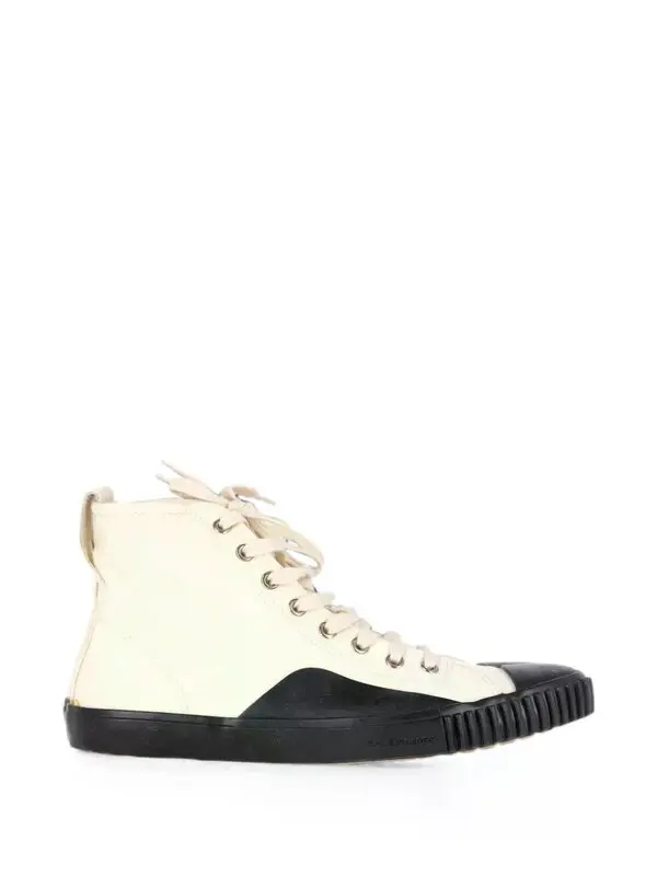 Balenciaga Rubber Cap-toe High-top Sneakers - Neutrals