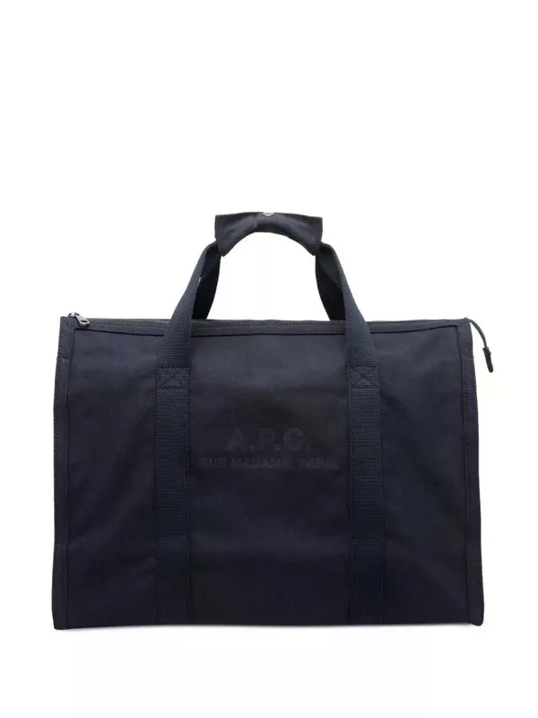 A.p.c. Recuperation Logo-print Luggage & Holdalls Bag - Blue