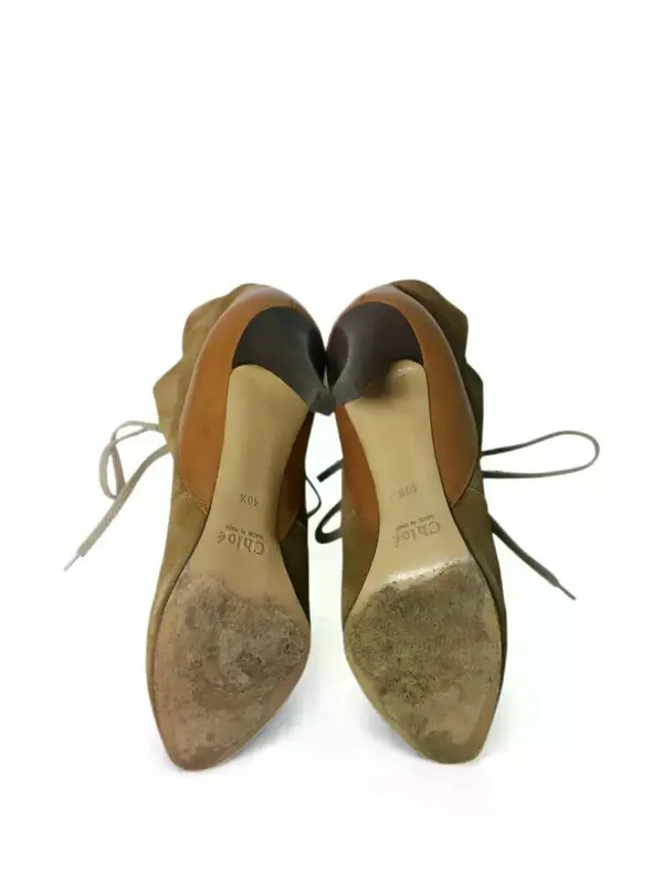 Chloé Gibbon Lace-up Ankle Boots
