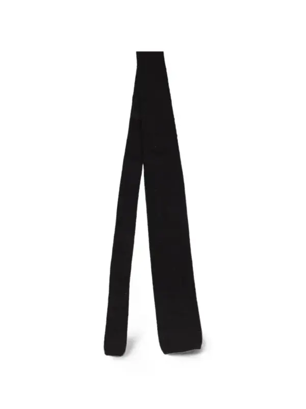 Hermès Knitted Tie - Black