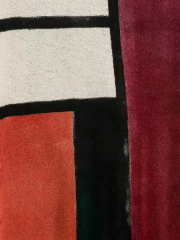 Faliero Sarti Ada Friged Scarf - Red
