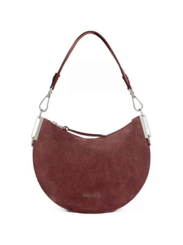 COCCINELLE Sunup Suede Crescent-shaped Shoulder Bag