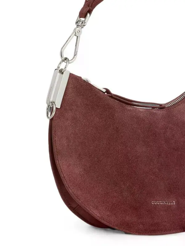 COCCINELLE Sunup Suede Crescent-shaped Shoulder Bag