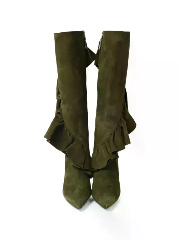 JW Anderson Ruffle Wedge-heel Boots