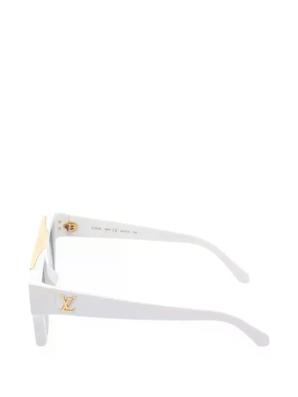 LOUIS VUITTON 2010s Square-frame Sunglasses - White