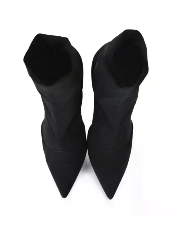 GIANVITO ROSSI Elite Stretch-knit Ankle Boots