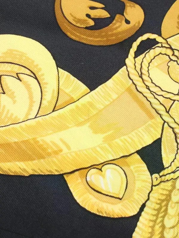 Hermès 2010s 90 Le Mors À La Conétable Scarf