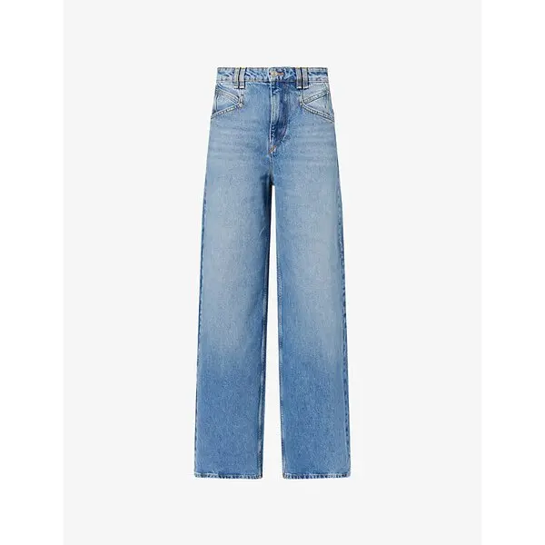 Isabel Marant Étoile Lemony Wide-leg Denim Jeans - Light Blue