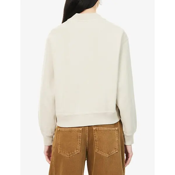 Isabel Marant Étoile Simony Embroidered Logo Sweatshirt