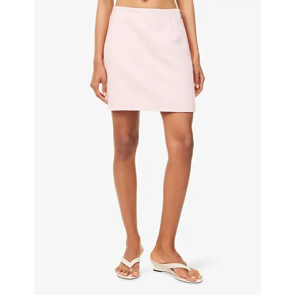 ROTATE BY BIRGER CHRISTENSEN Ro Boucle Mini Skirt