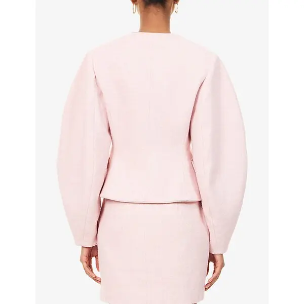 ROTATE BY BIRGER CHRISTENSEN Cocoon Flap-pocket Woven Jacket