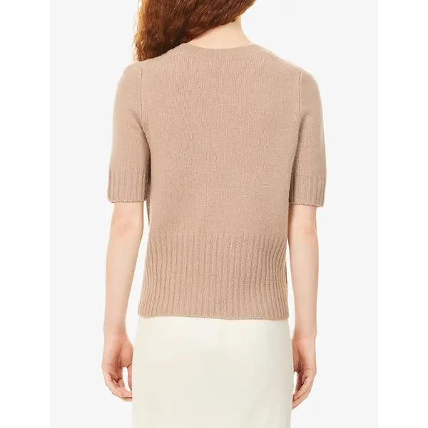 Vince High Rib Wool And Cashmere Blend Jumper