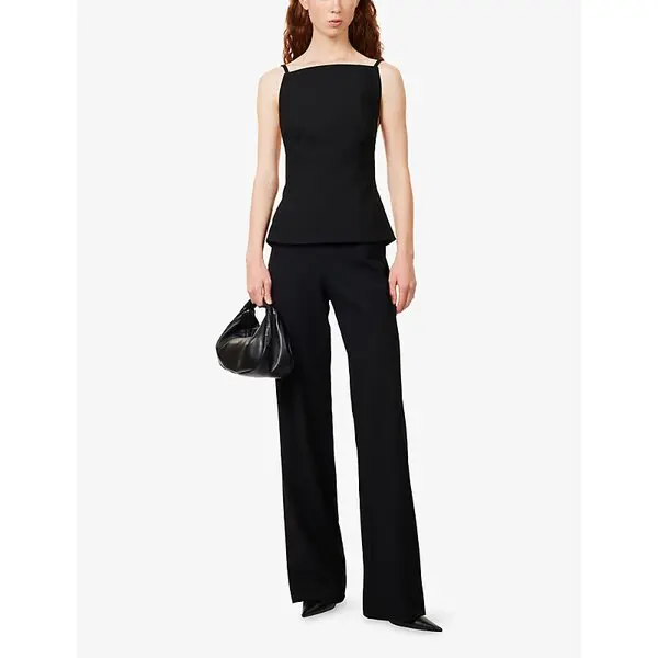 Bec & Bridge Mor Straight-leg Wool-blend Trousers