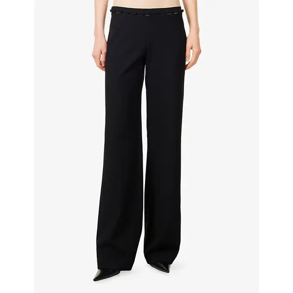 Bec & Bridge Mor Straight-leg Wool-blend Trousers