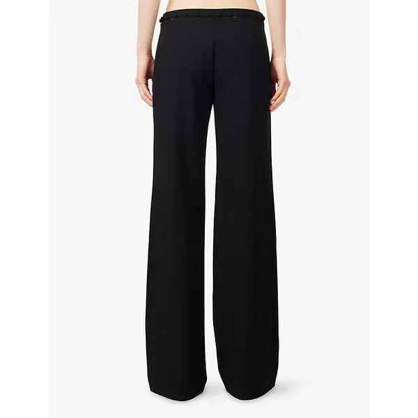 Bec & Bridge Mor Straight-leg Wool-blend Trousers