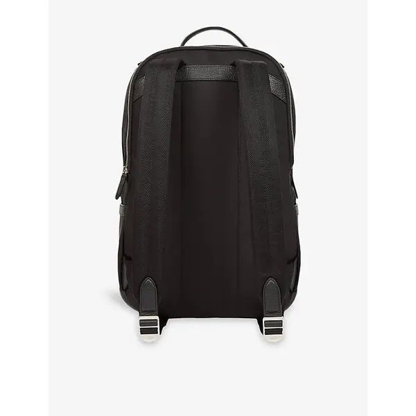 Smythson Brand-patch Norton-canvas Backpack