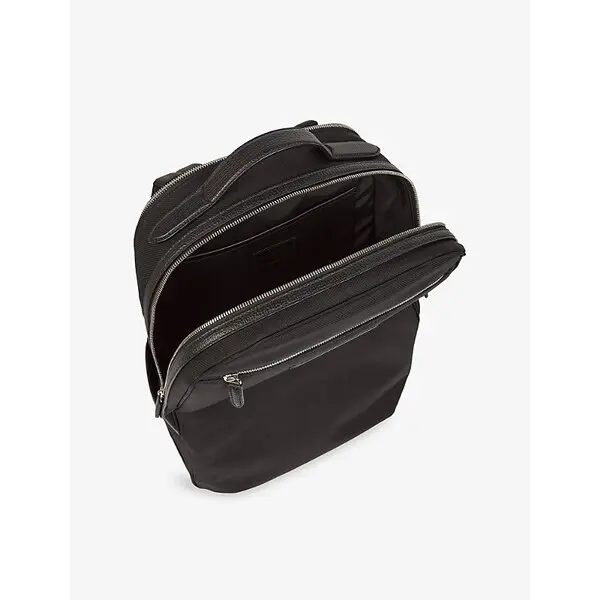 Smythson Brand-patch Norton-canvas Backpack