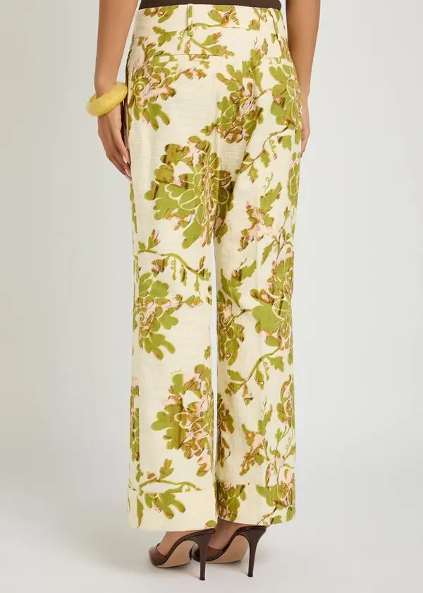 La DoubleJ Hendrix Floral Print Woven Trousers