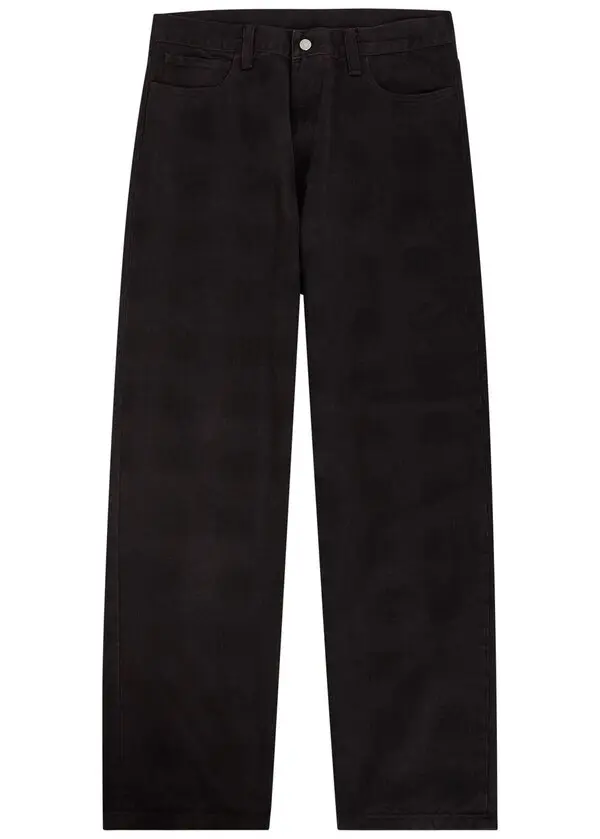 Carhartt Work In Progress Everson Loose Tapered-leg Jeans - Black