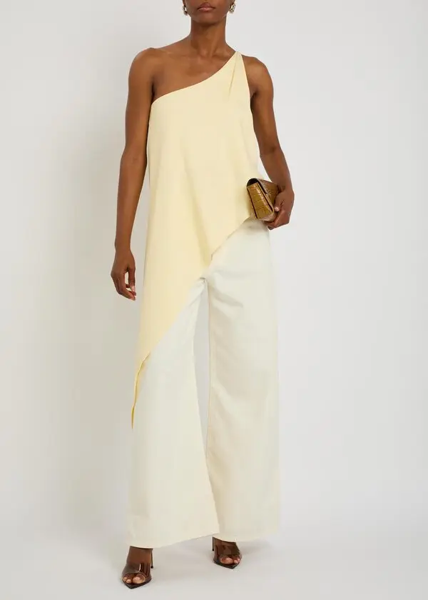 Sportmax Wide-leg Jeans With Embellished Belt Loop