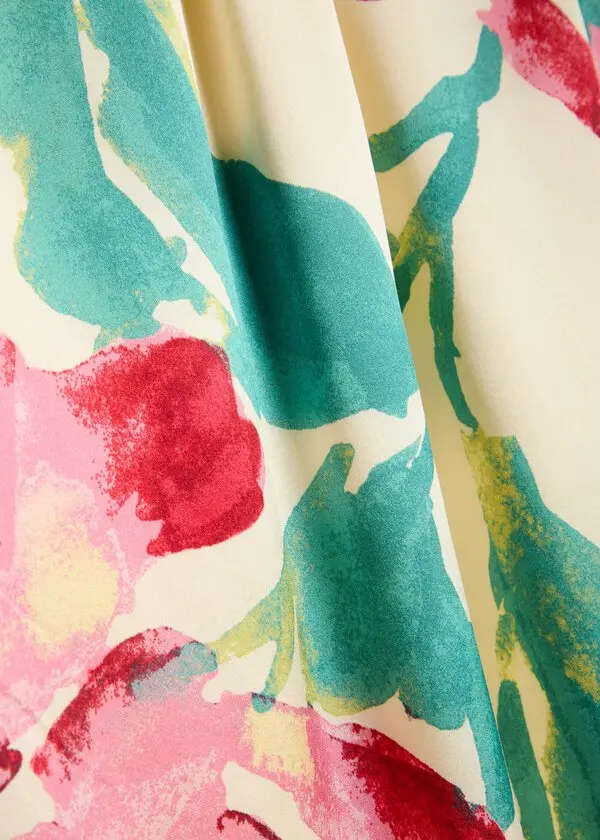 Rebecca Vallance Sunblush Bloom Floral-print Silk Maxi Dress - Multicoloured