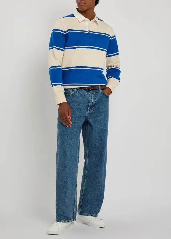 Gant Striped Cotton Rugby Shirt