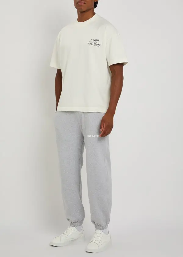 COLE BUXTON Sportswear Logo-print Cotton Sweatpants