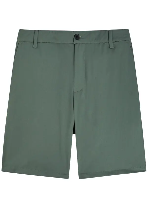 RAITH Luiz Hybrid Stretch-jersey Shorts - Sage