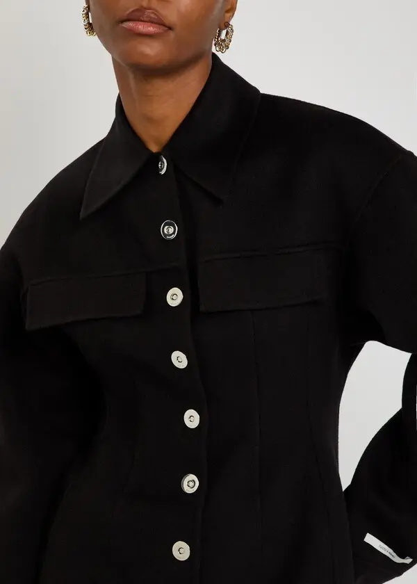 Sportmax Fitted Wool Jacket