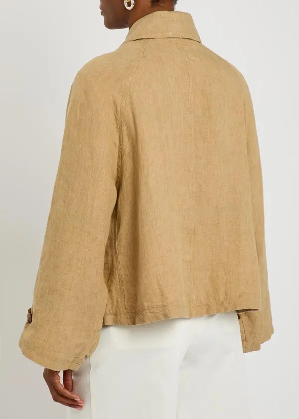 Polo Ralph Lauren Embroidered Linen Shirt Jacket