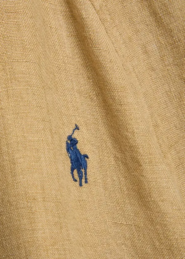 Polo Ralph Lauren Embroidered Linen Shirt Jacket
