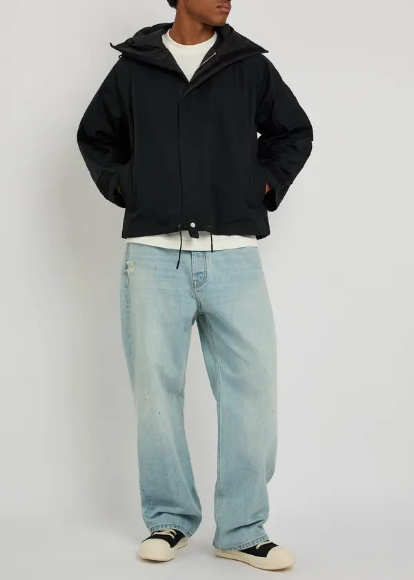 COLE BUXTON Hooded Cotton-blend Jacket