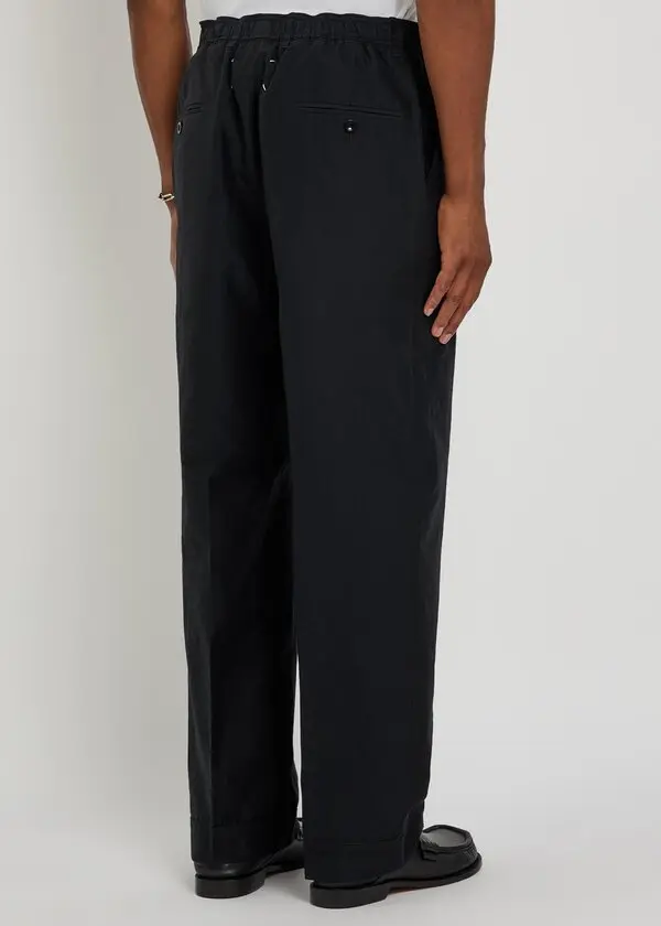 MAISON MARGIELA Straight-leg Cotton-blend Trousers