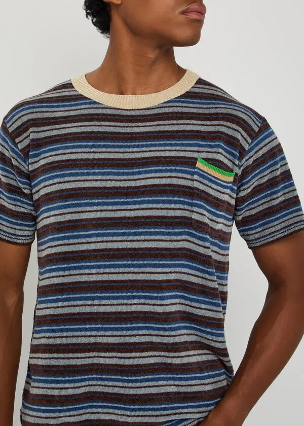 MAISON MARGIELA Striped Knit T-shirt