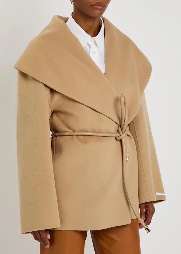 Sportmax Belted Wool Coat