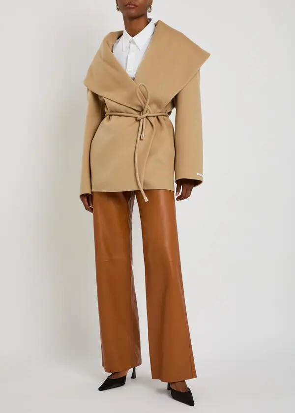 Sportmax Belted Wool Coat