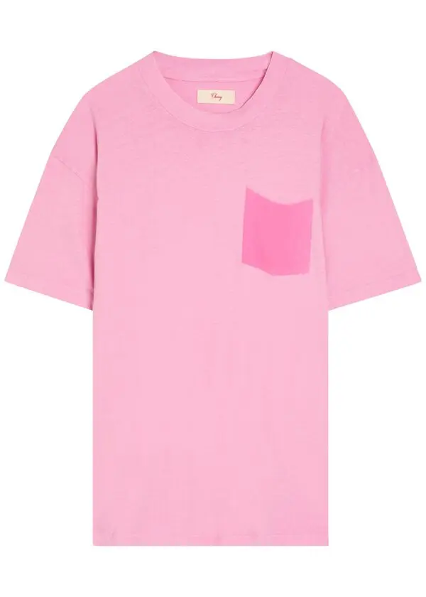 CHERRY LOS ANGELES Cherry Country Printed Cotton T-shirt - Fuchsia