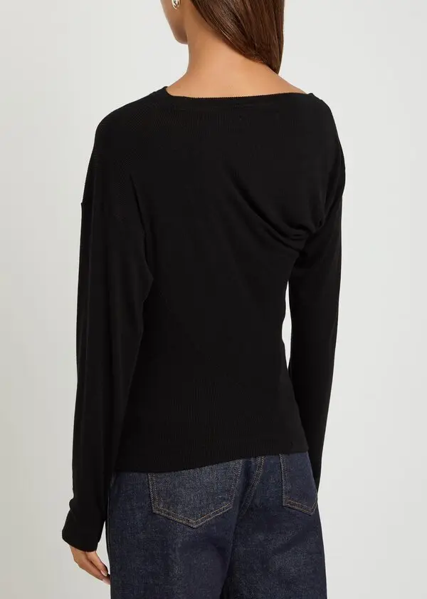 VIVIENNE WESTWOOD Asymmetric Long-sleeve Knit Top